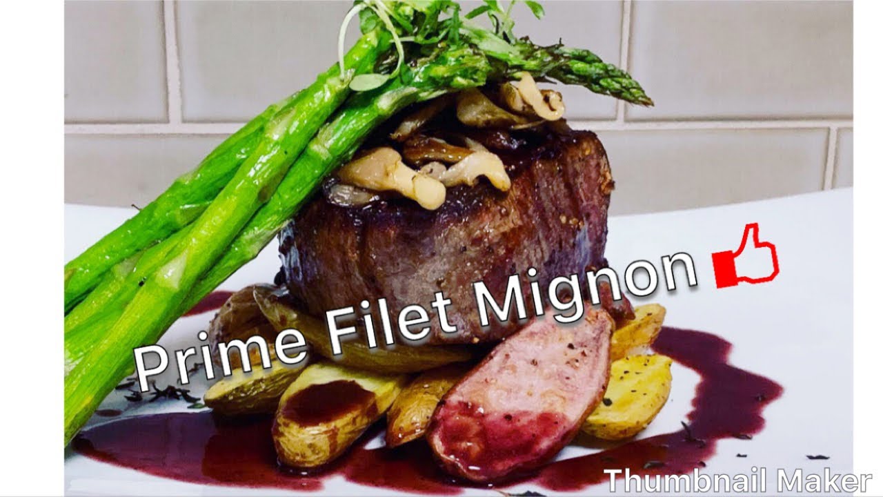 Easy Prime Filet Mignon Dinner at Home - YouTube