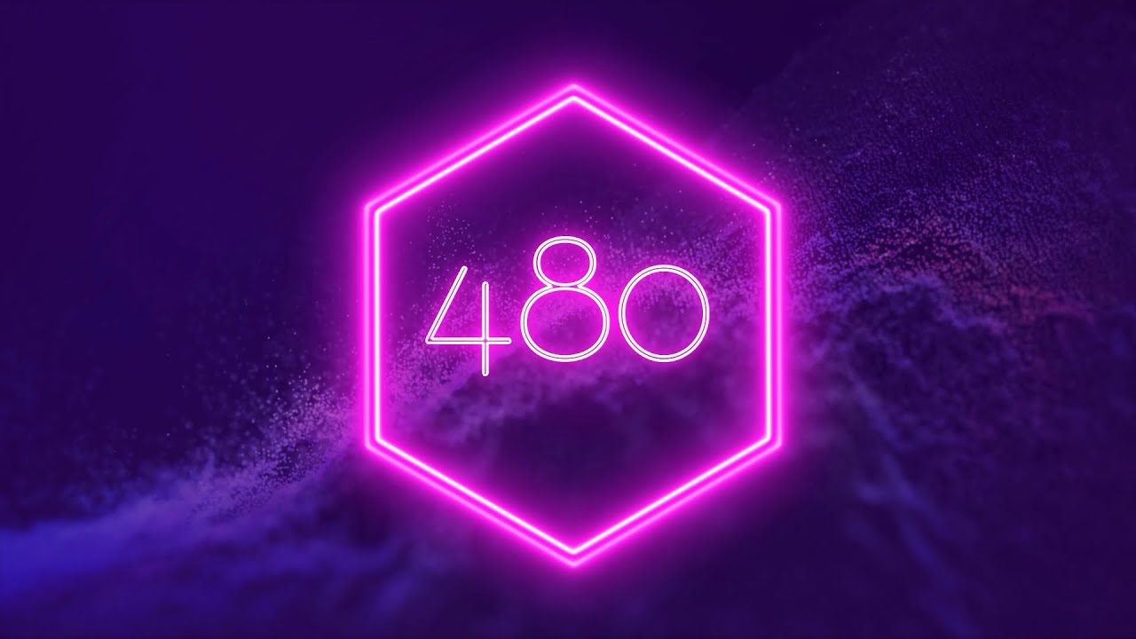 Pink neon timer 480 seconds sota turn countdown - YouTube