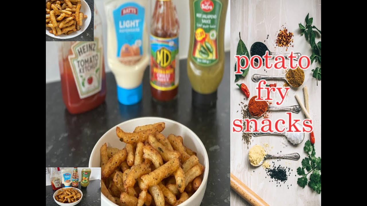 potato fry snacks - easy recipe - Ramzee kitchen - YouTube