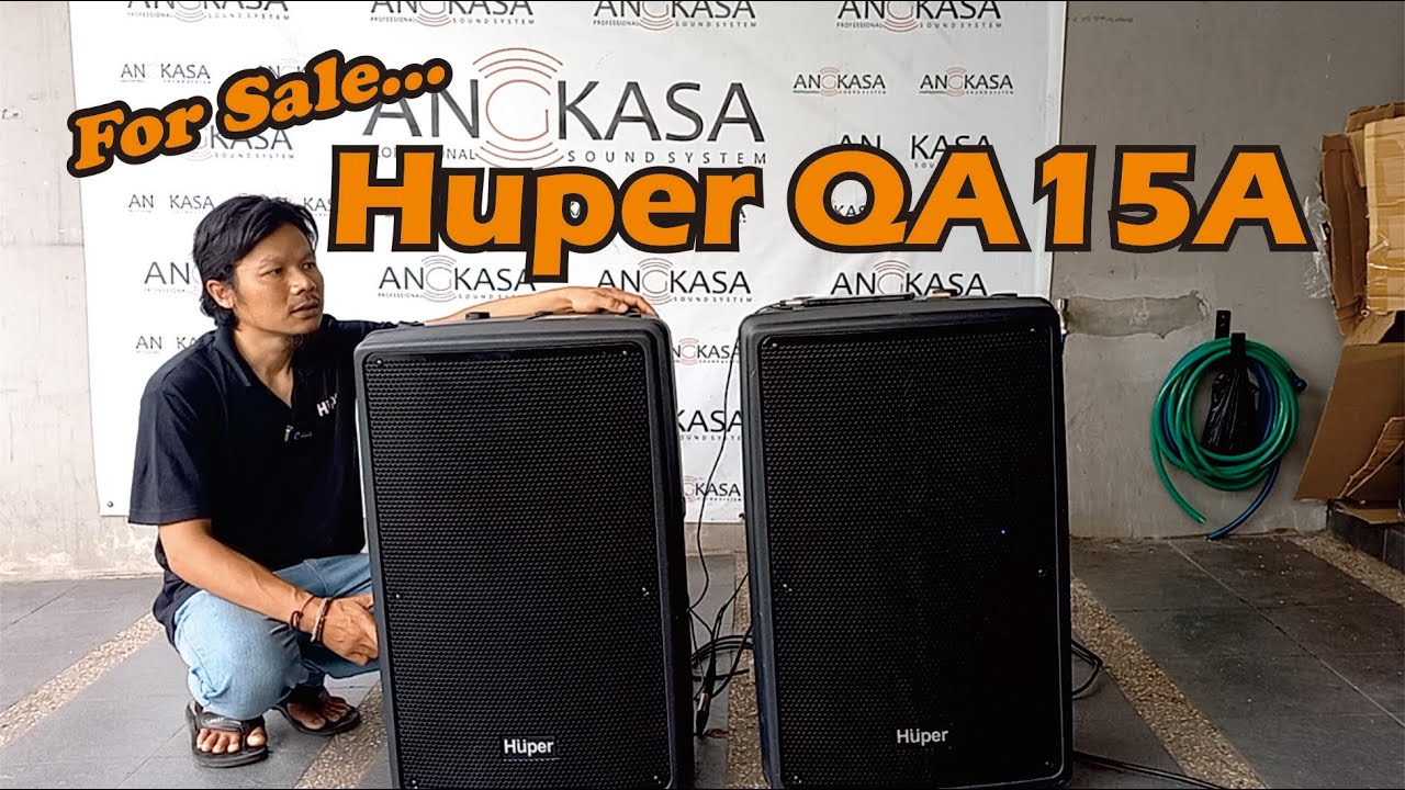 Dijual Murah !!!.. Speaker Aktif Second Huper QA15A... - YouTube