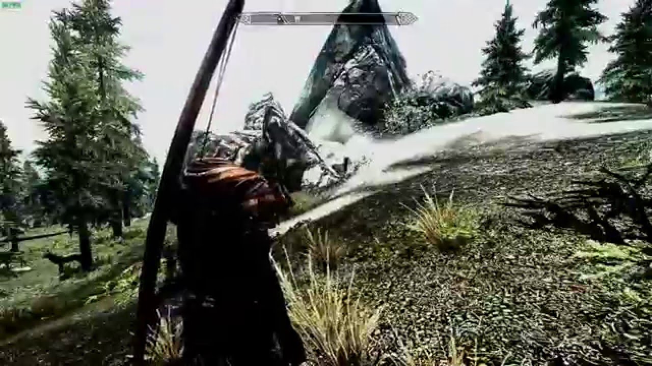 Glitched Shadows in Skyrim - YouTube