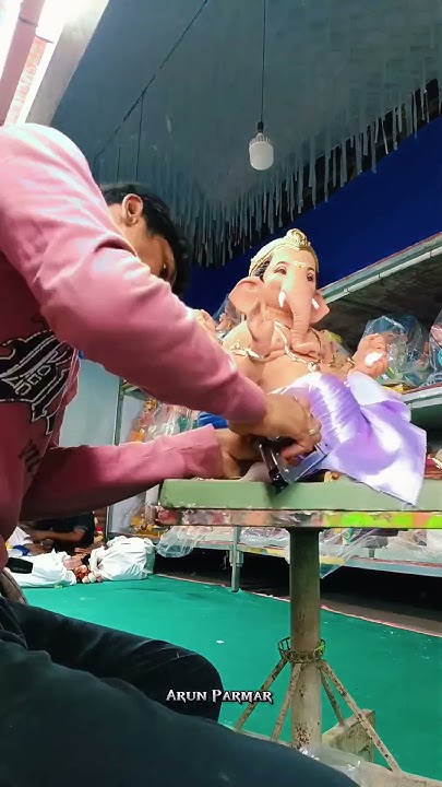 New style of Ganpati Bappa dhotar Atul sagar arts 2024 lalbaug #ganapatibappamorya #shortsfeed ...