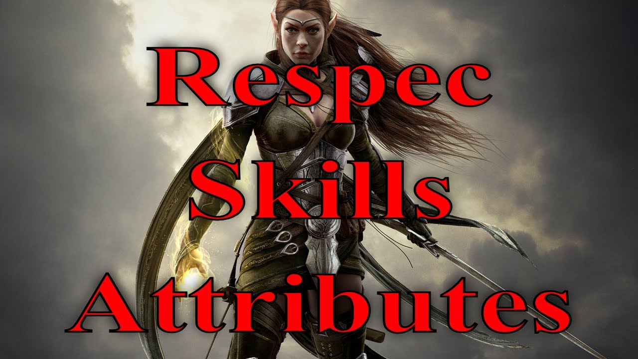 ESO How To Respec Skills Attributes Champion Points! PS4 /5 Xbox Or PC ...