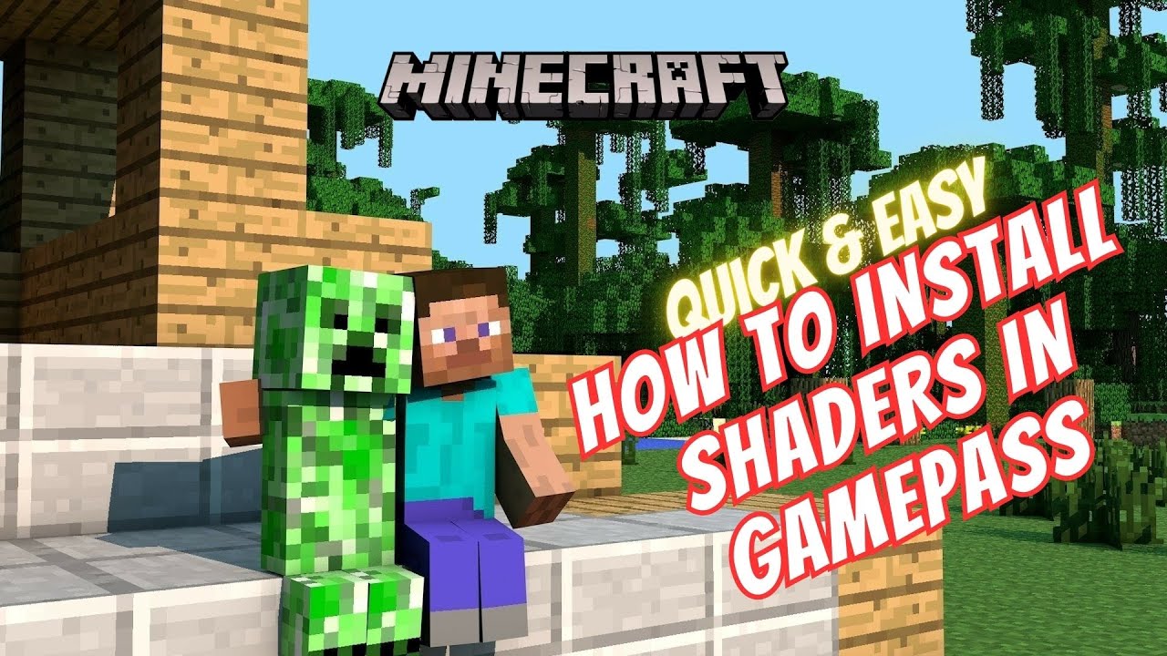 How to Install Shaders in Minecraft Gamepass Edition - YouTube
