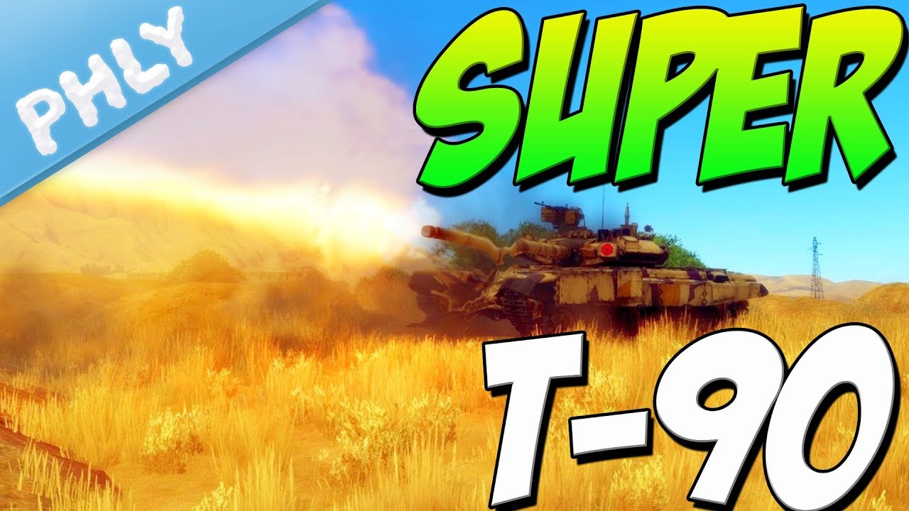 SUPER T-90 Battle Tank - Extreme Autoloading Technology (War Thunder ...