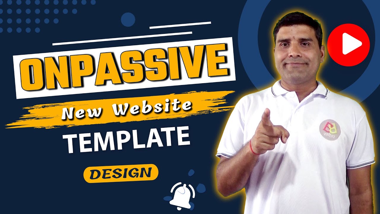 Onpassive New Website Template Design #ONPASSIVE UPDATE TEMPLATE DESIGN ...