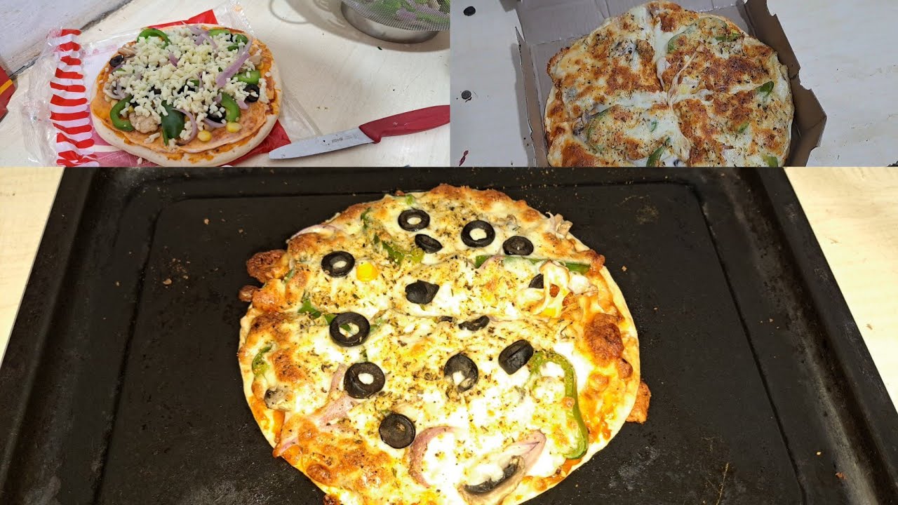 MAKING HOMEMADE DOMINO'S style PIZZA🍕 at HOME || DELICIOUS RECIPE 😋 ...