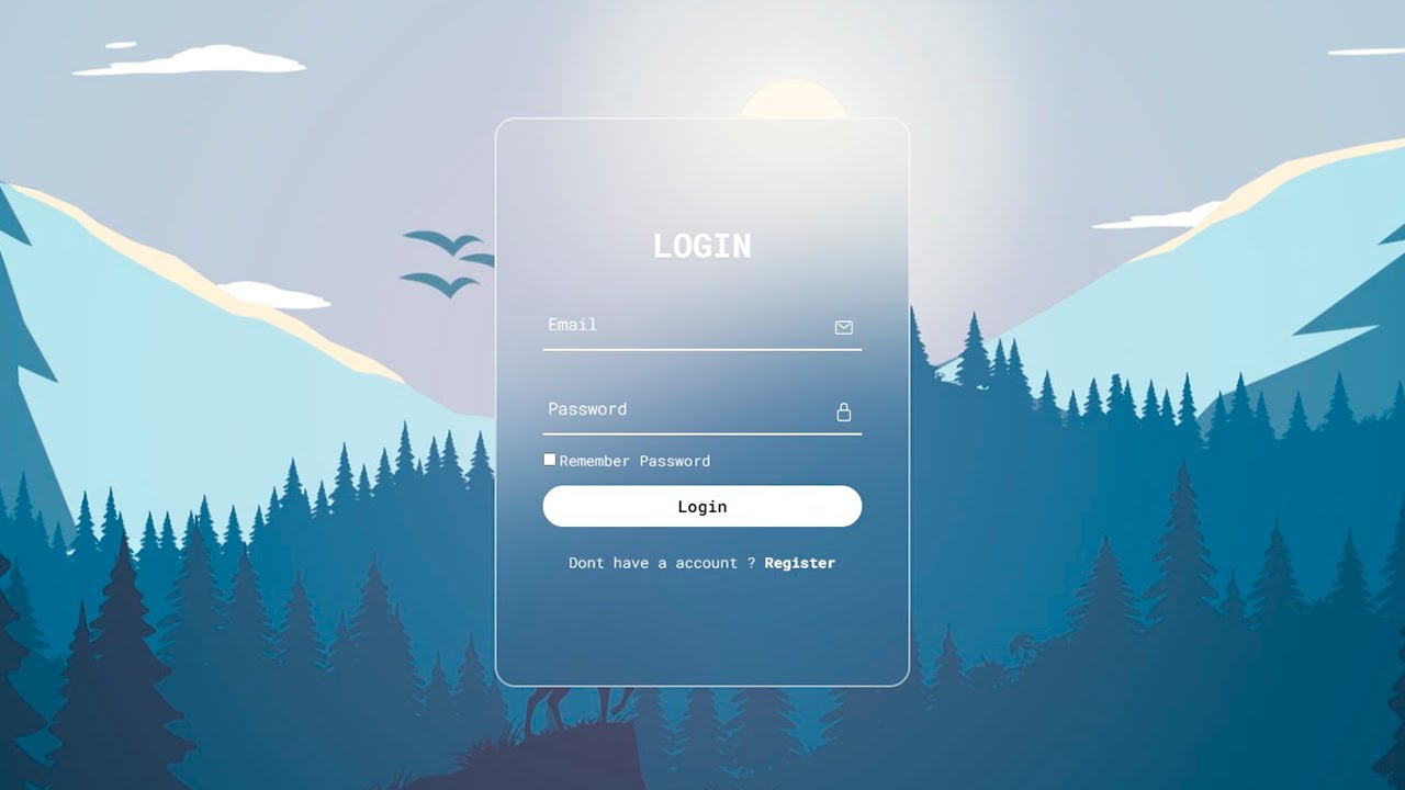 Simple Login Form Made Using Html And Css Codershub Youtube 4645
