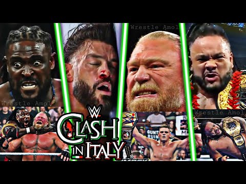 WWE Clash in Italy 30 May 2026 Full Show Highlights ! WWE Clash in Italy 2026 Highlights