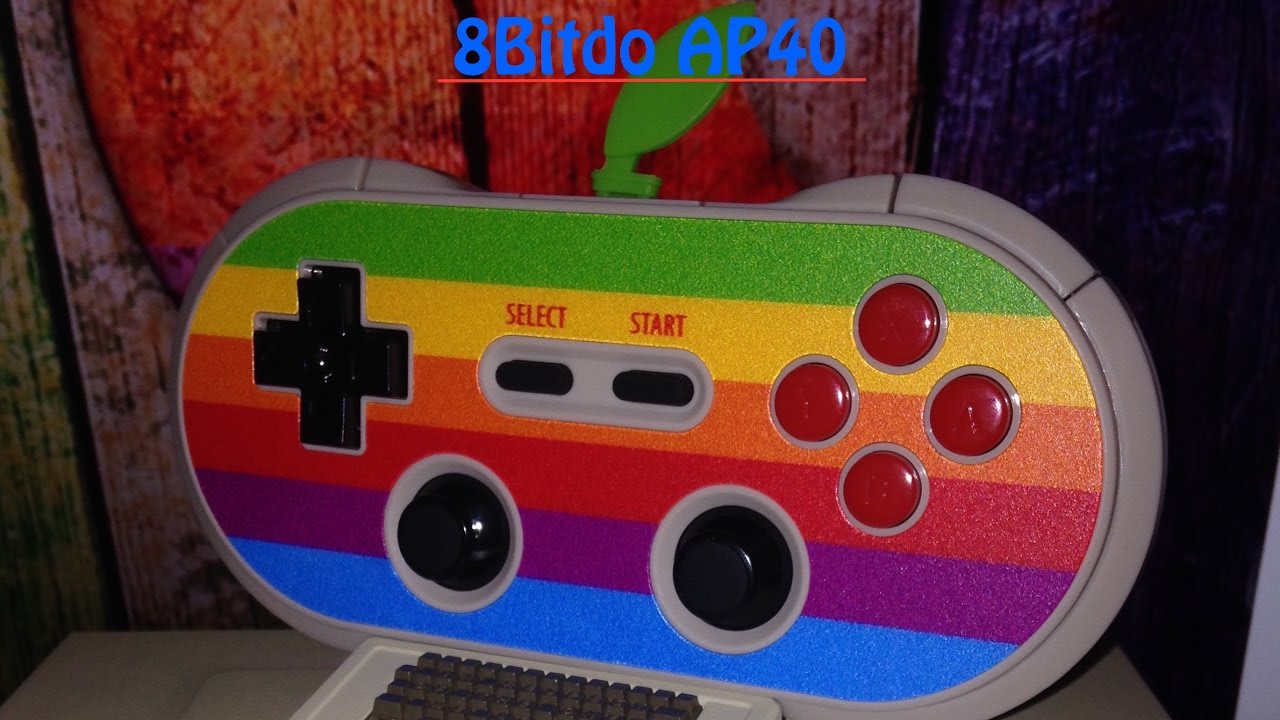 8Bitdo AP40 Unboxing: Original Apple Logo Inspired Controller - YouTube