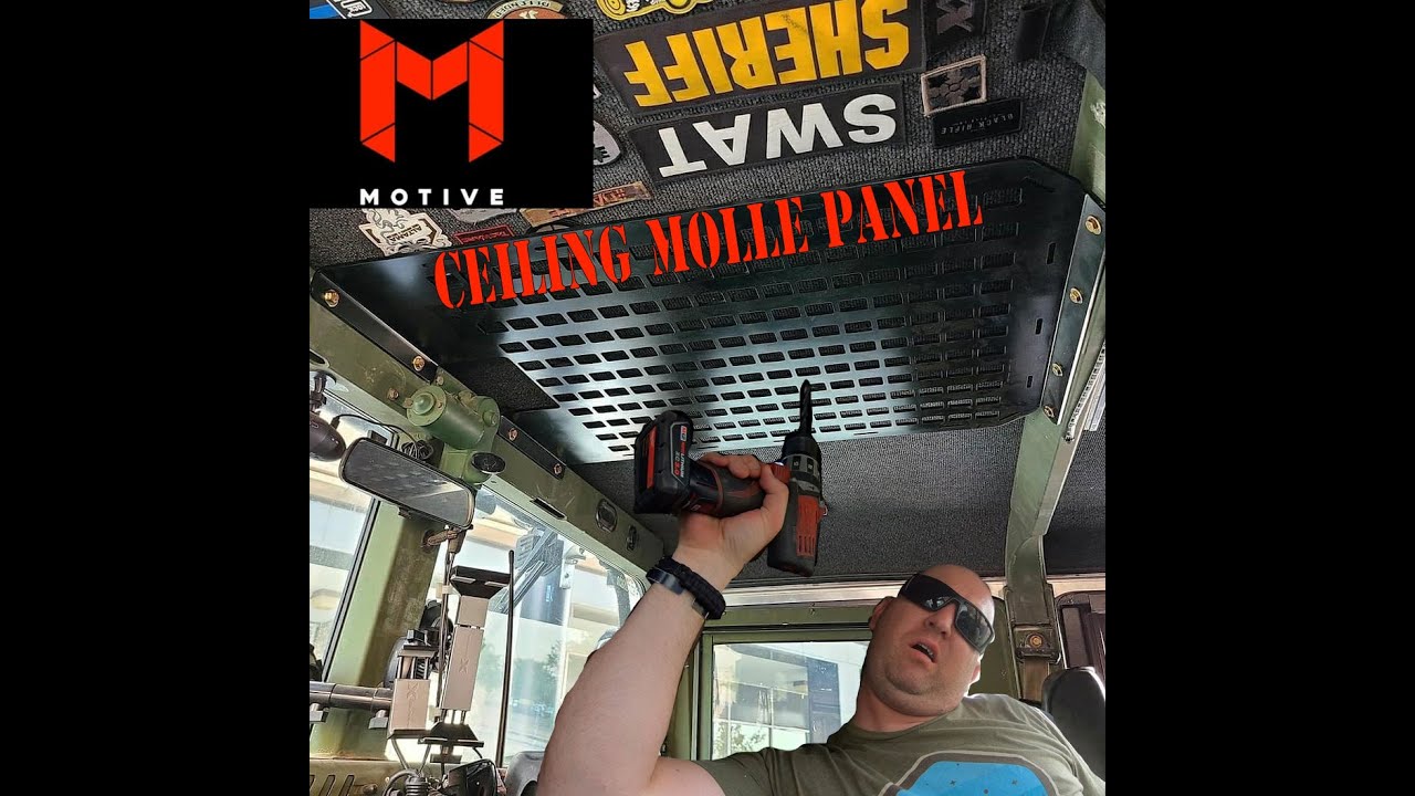 I'M BACK! Motive Engineering Ceiling Molle Panel for HUMVEE! - YouTube