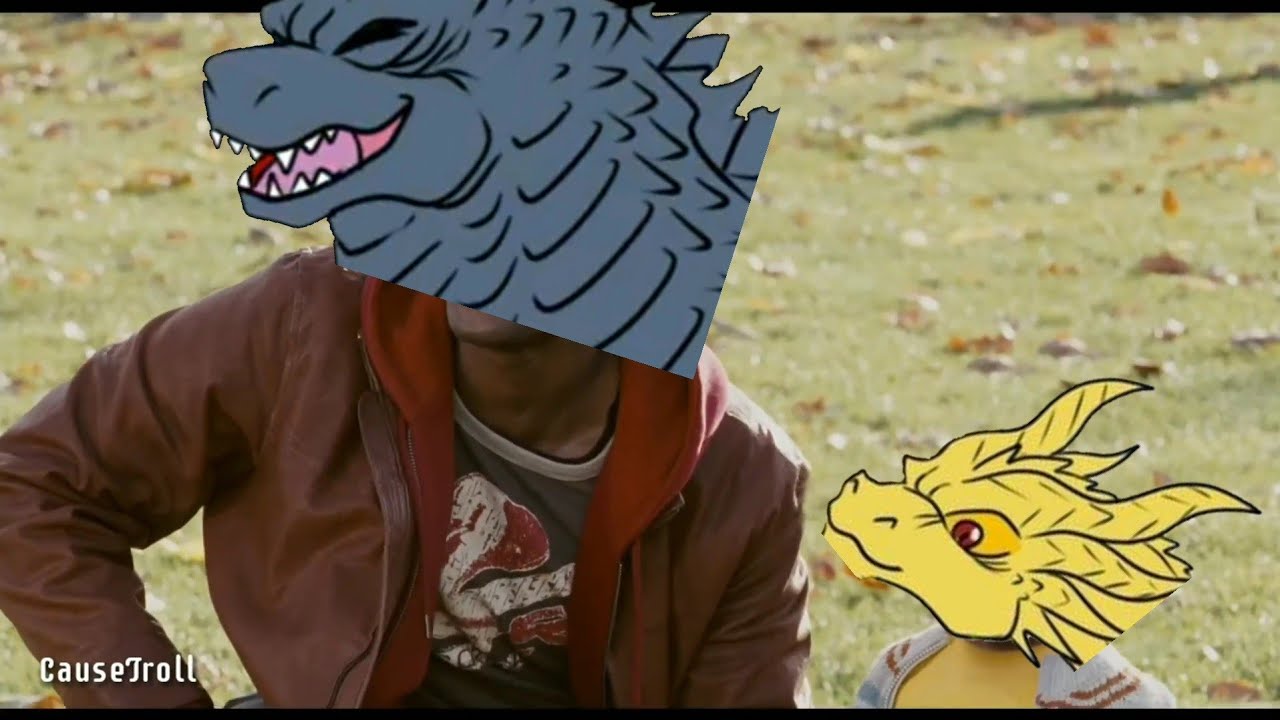 Godzilla es papá por 24 horas y cuidando a kevin | meme | - YouTube