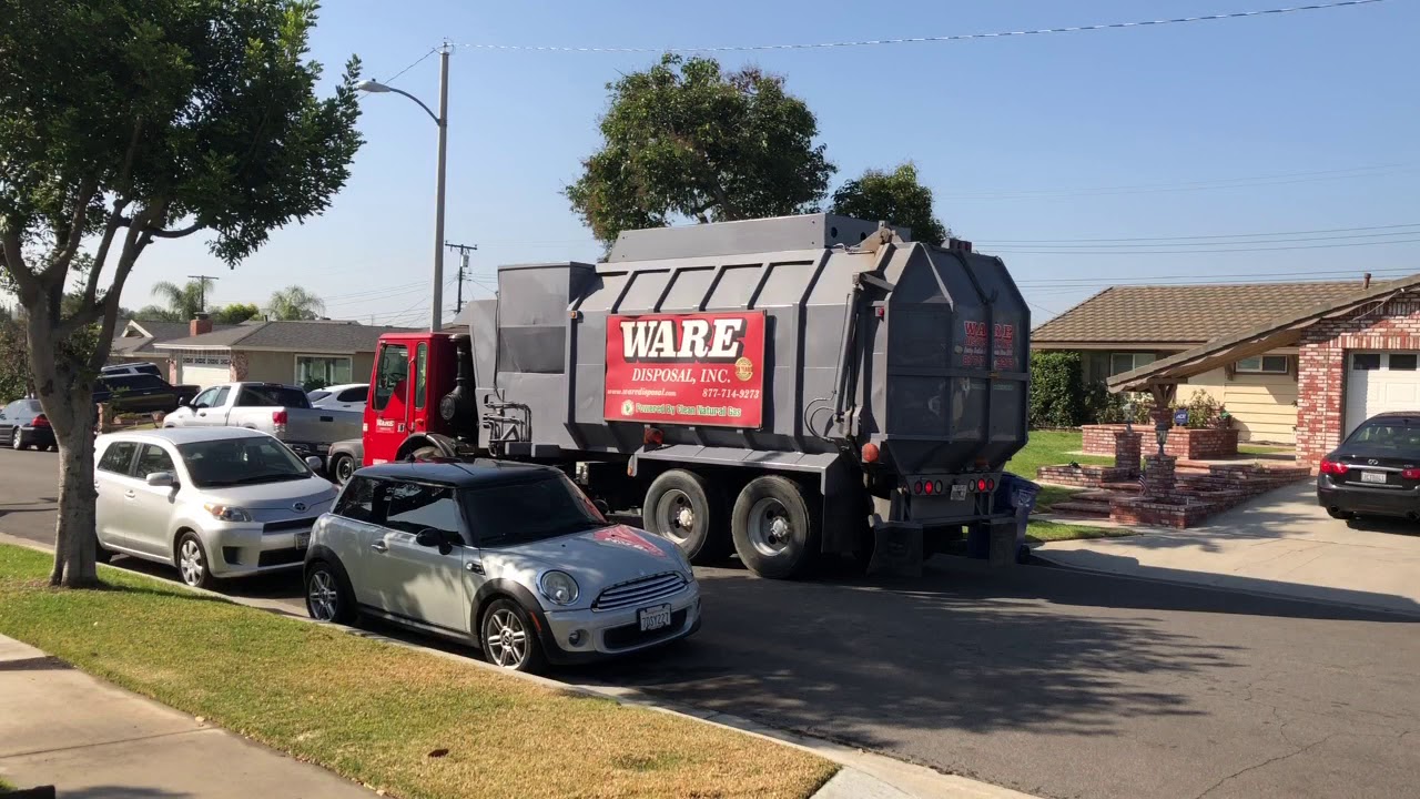 Ware disposal Ex Ontario condor octo Amrep truck #139 trash on 2-17 ...