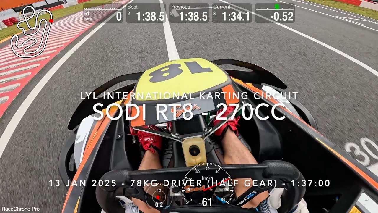 LYL International Karting Circuit [Old Layout] – Sodi RT8 – 270cc – Hot ...