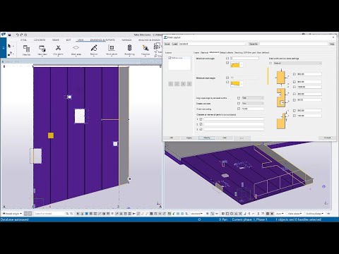 Modify a slab using Floor layout Advanced tab - YouTube