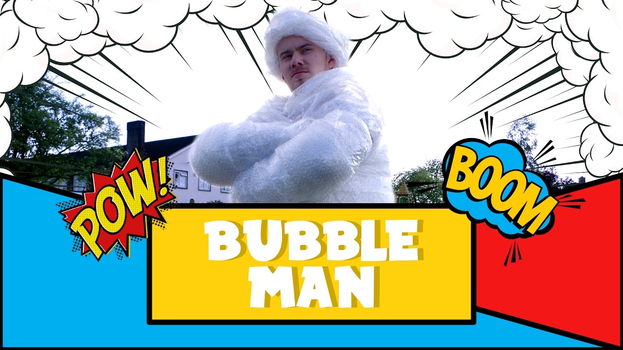 GIANT BUBBLE WRAP SUIT | ft. BUBBLE MAN - YouTube