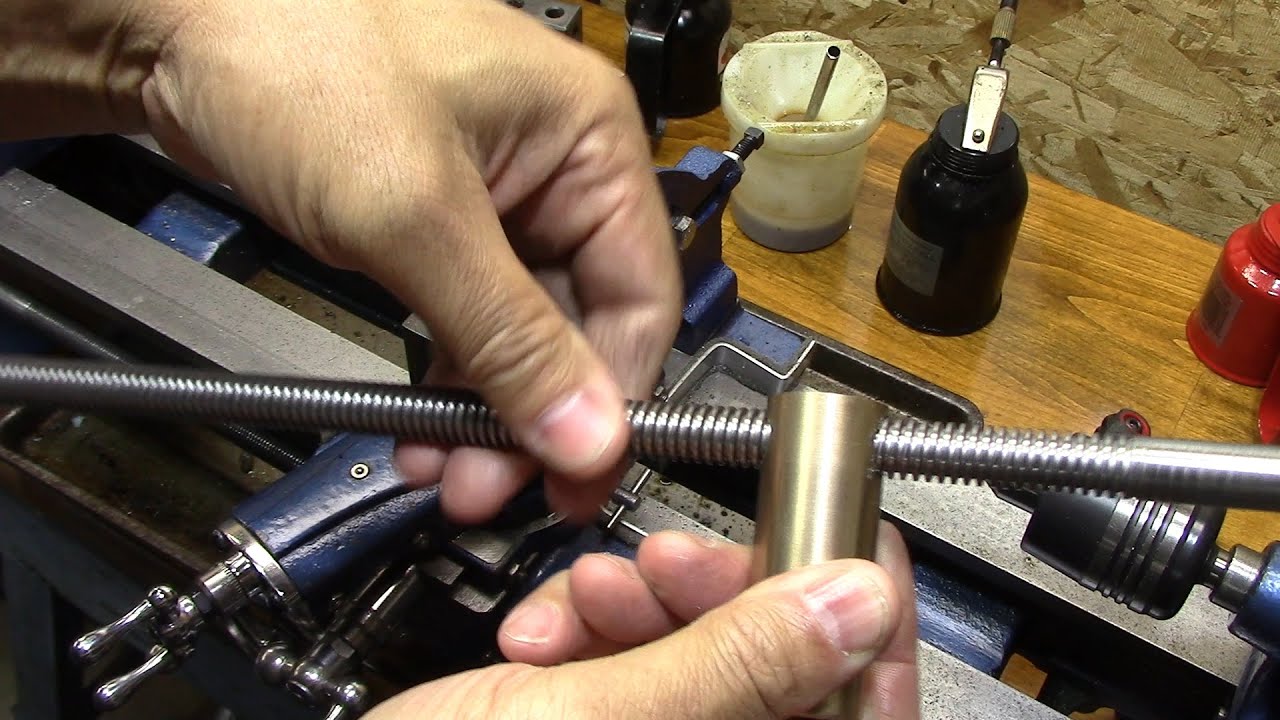 Journey to Journeyman, Episode 29. Machining A lead screw And Nut for ...