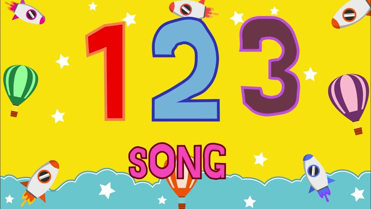 One two three |Number Song|1 to 10 counting| learn counting| Nursery Rhymes| Number song for ...
