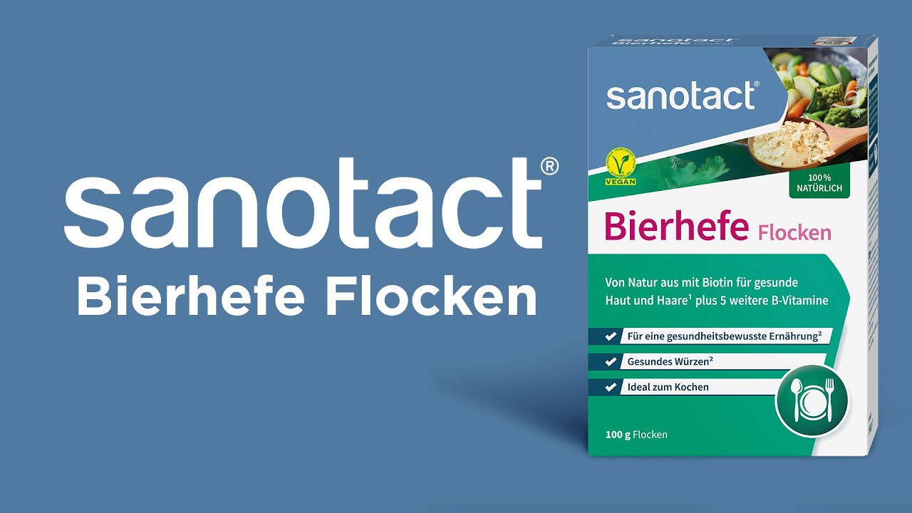 sanotact Bierhefe Flocken - YouTube