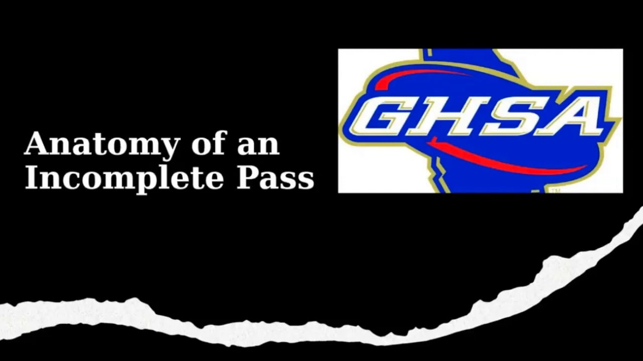 Anatomy of an Incomplete Pass - YouTube