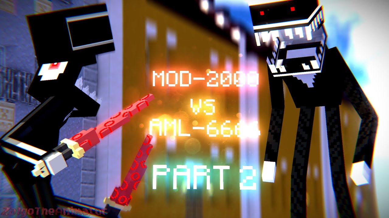 MOD-2000 Vs AML-6666 Part 2 | Minecraft Animation - YouTube