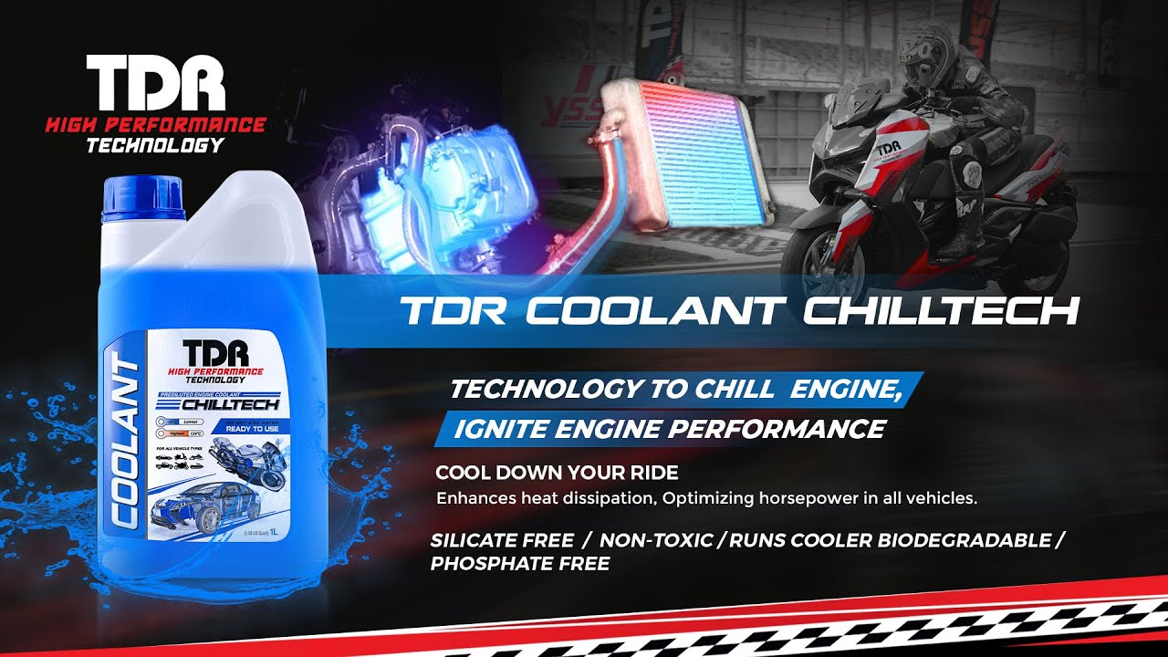 TDR Coolant Chilltech 1L - YouTube
