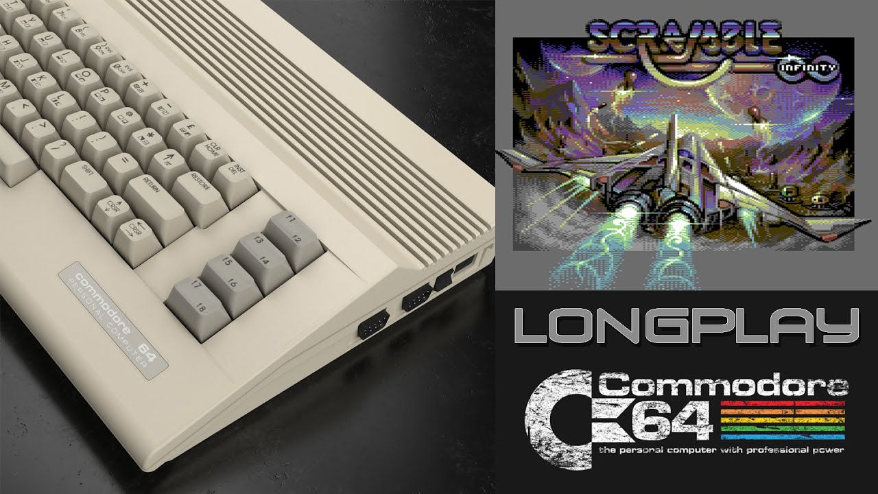 Commodore 64 - Scramble Infinity Longplay&μπλα μπλα - YouTube
