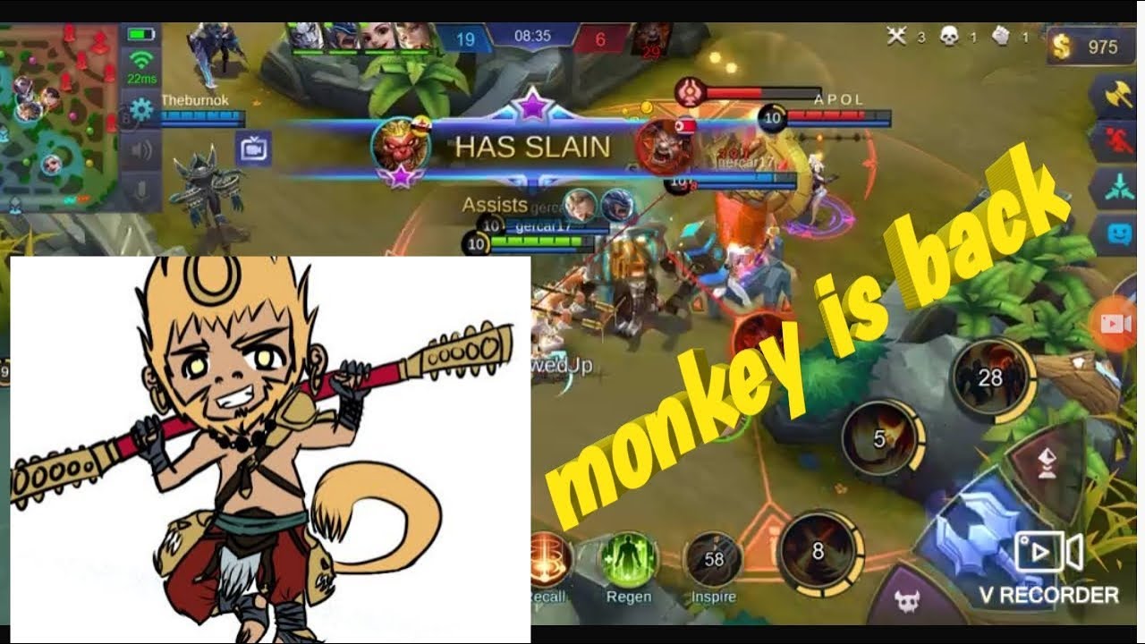 Monkey pusher//skin giveaway - YouTube