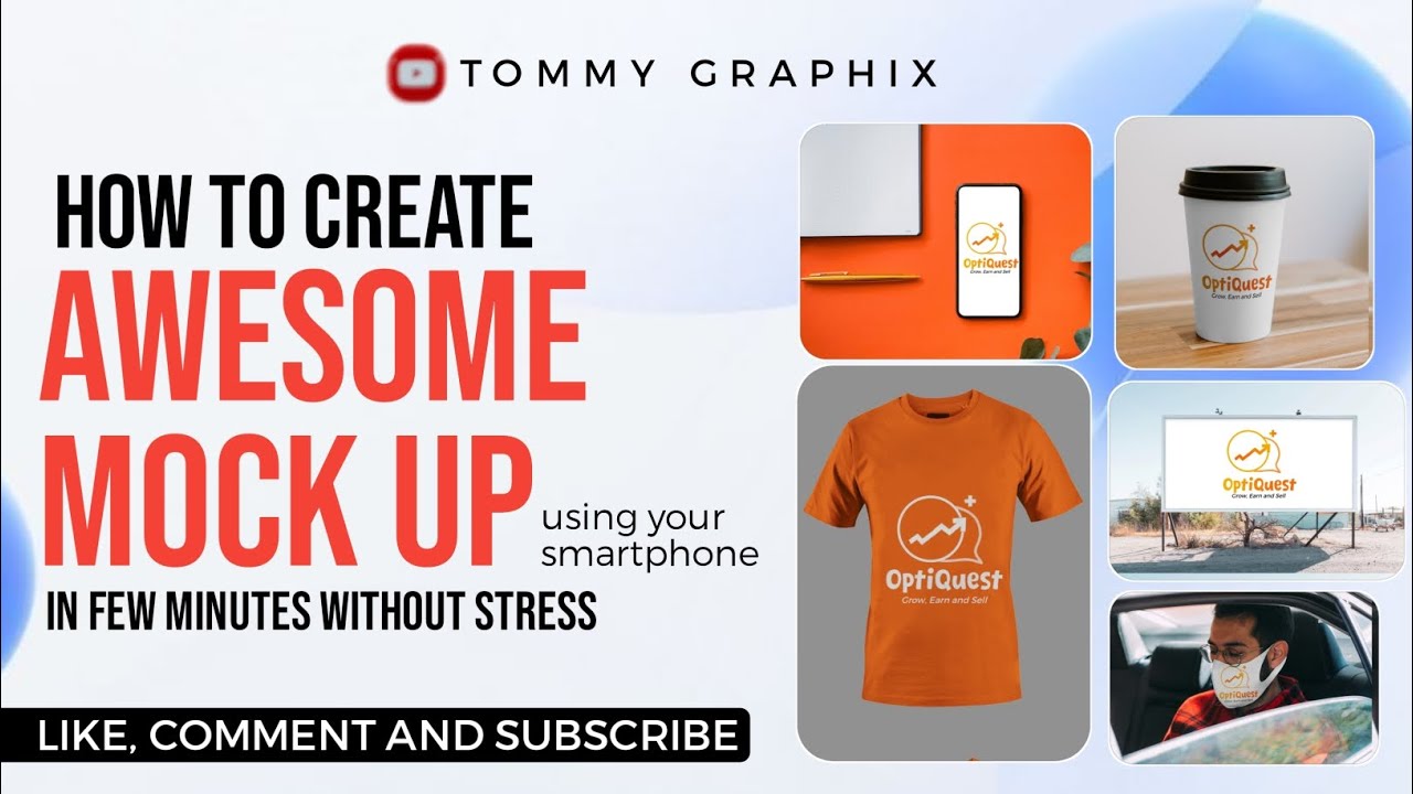 HOW TO CREATE AWESOME MOCK-UP USING YOUR SMARTPHONE 📱 - YouTube