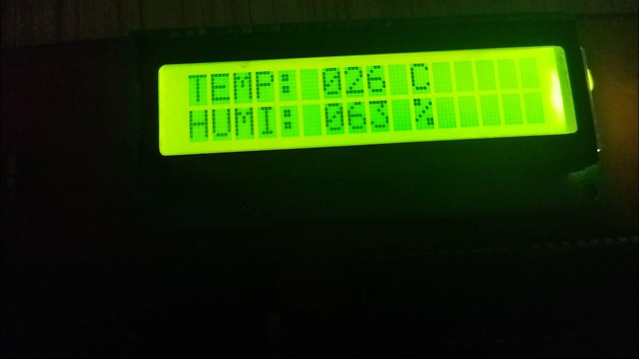 Humidity and temperature controller using 8051 micro controller - YouTube