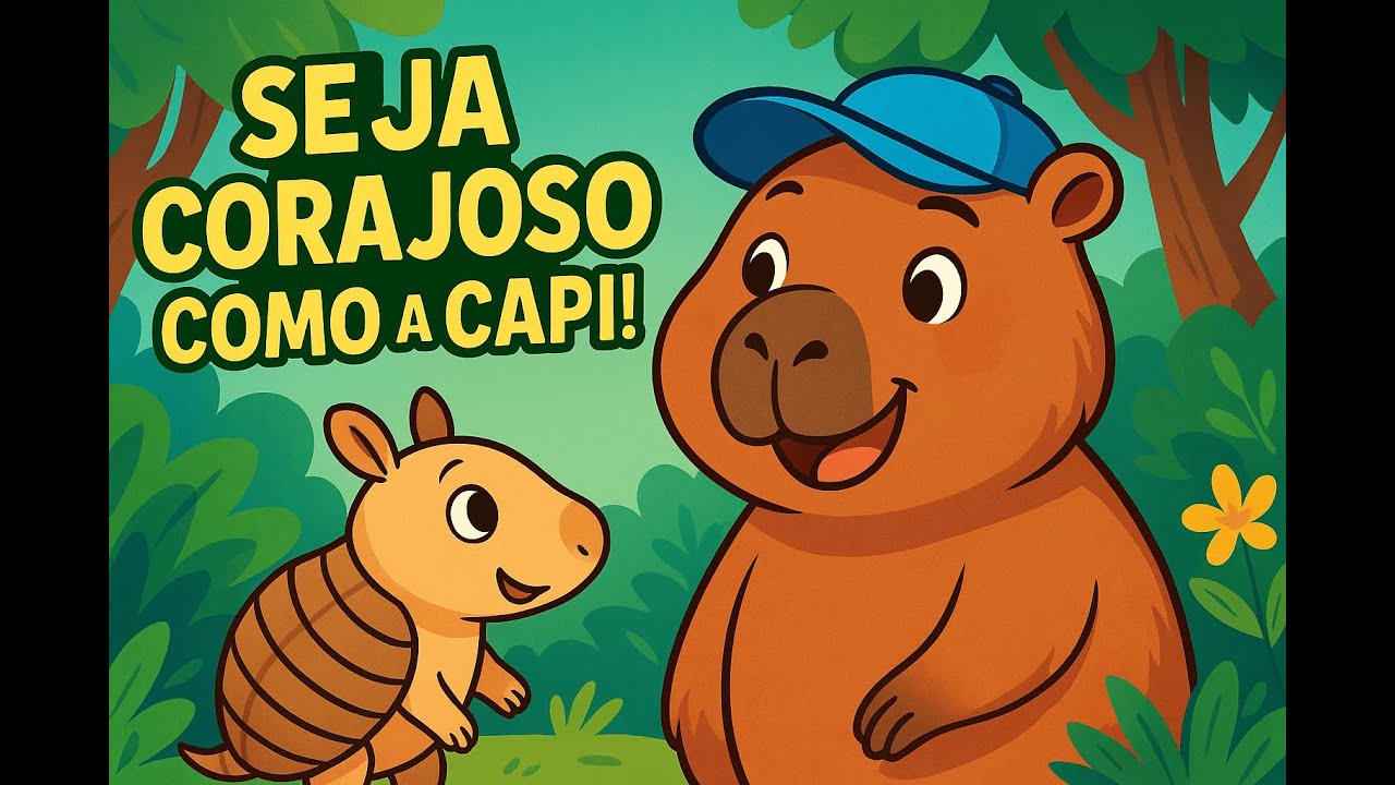 Capi, a Capivara Corajosa 🦦 | Uma Aventura no Pantanal cheia de coragem ...