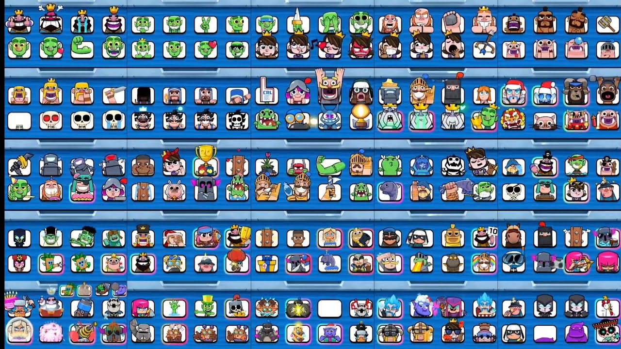 Playing All Emotes at Once | Jugando los gestos a la vez Clash Royale ...