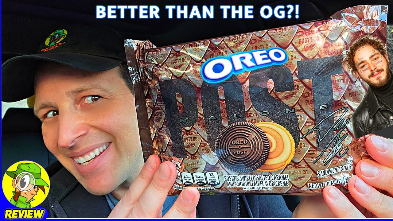 Post Malone Taste Twist Oreo® Cookies Review 🎤🎶🍪 Better Than The OG?! 🤔 ...
