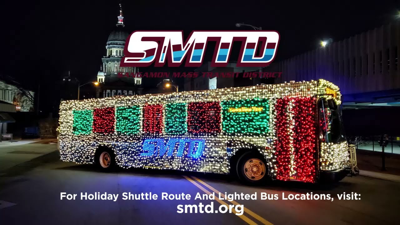SMTD Lighted Bus and Holiday Shuttle 2021! - YouTube