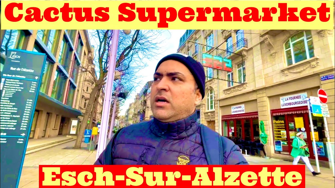 Cactus Supermarket in Esch-sur-Alzette | Grocery in Luxembourg | Vlog ...