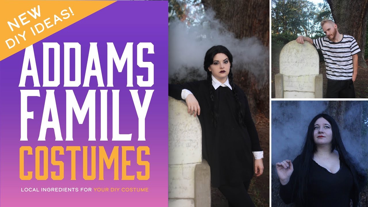 DIY Halloween - Addams Family Costumes - YouTube