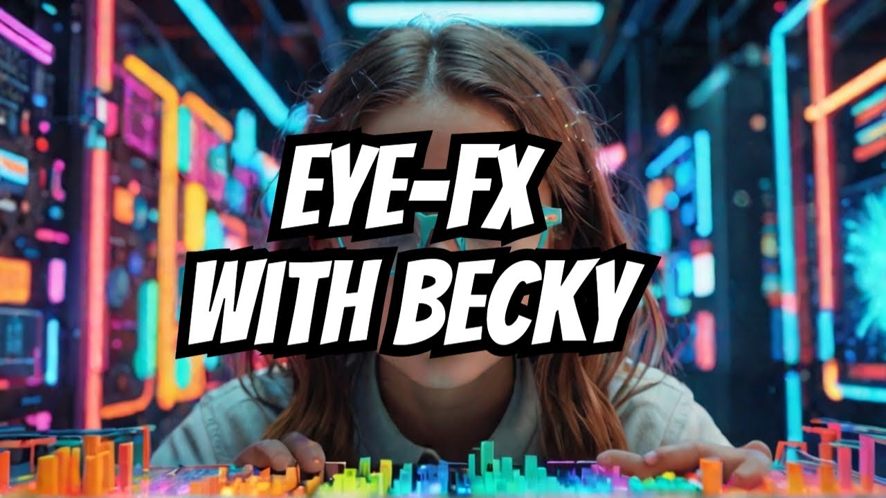 Becky plays Sensory Eye-FX via the Tobii Communicator pageset - YouTube