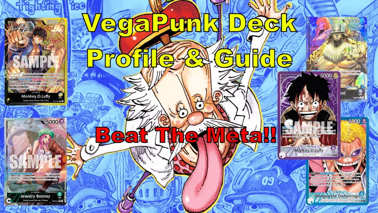 VegaPunk Deck Profile & Guide - Slay The Meta In 8.5 - One Piece Card Game - YouTube