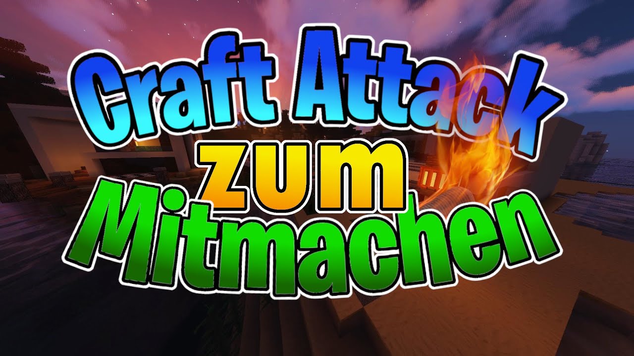 Craft Attack mitmachen: Für jeden! | Craft&Build - YouTube