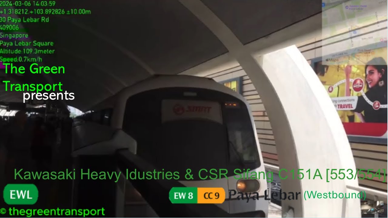 ⁴ᴷ⁶⁰ [SMRT] Kawasaki Heavy Industries & CSR Sifang C151A [553/554 ...