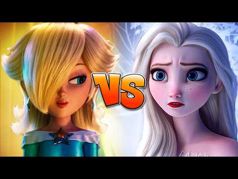 Rosalina ( Super Mario Galaxy ) VS  Elsa - Batalha de Rap