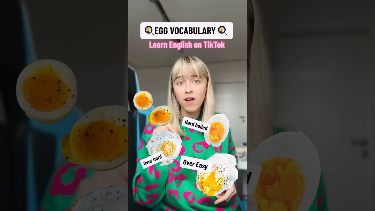 Egg Vocabulary 🍳 learn English 🇬🇧 #english #learning #shorts # ...