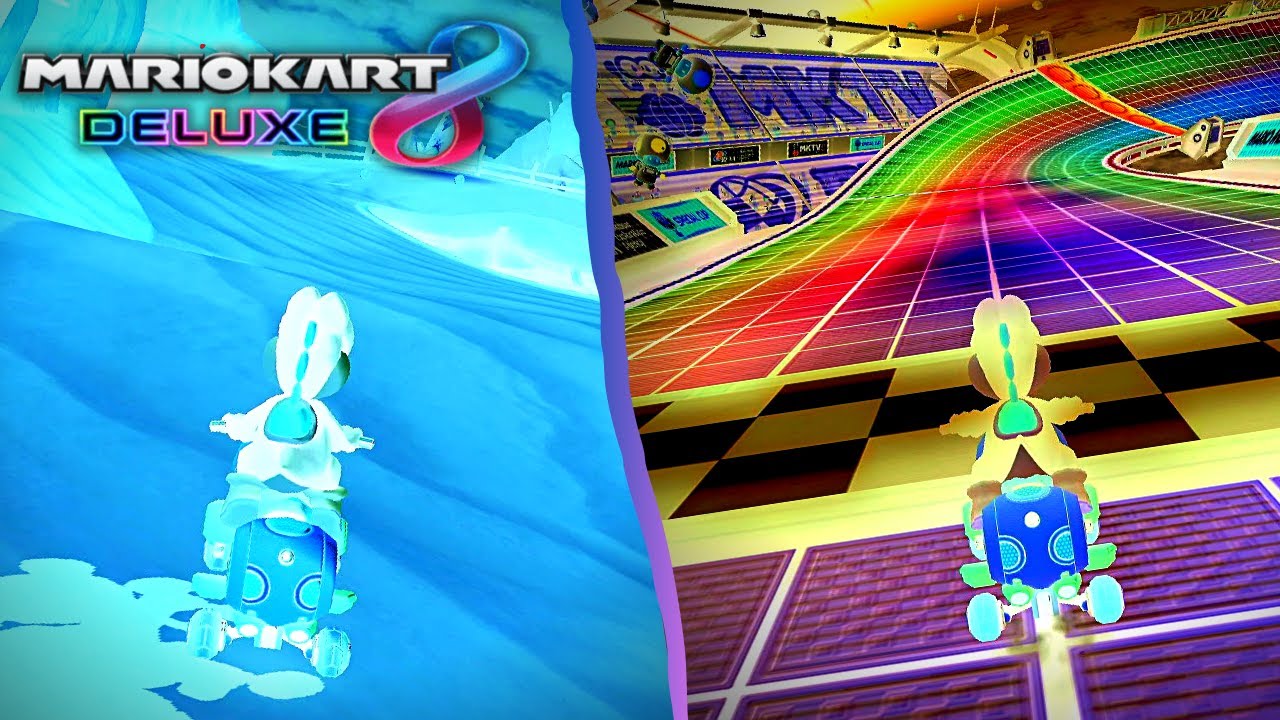 Mario Kart 8 Deluxe With INVERTED COLORS? - YouTube
