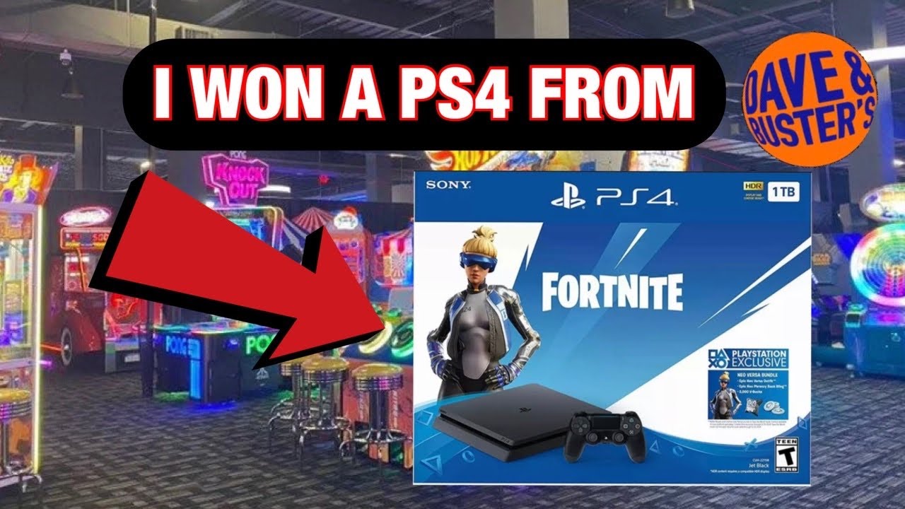 I Won A PS4 From The Arcade!!!!! - YouTube