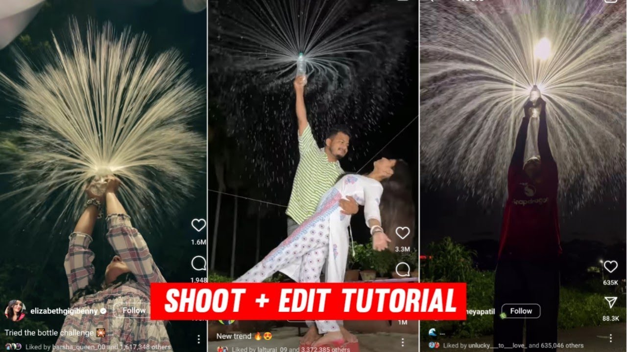 Water Bottle Trending Reels Editing | How To Make Water Bottle Trend ...