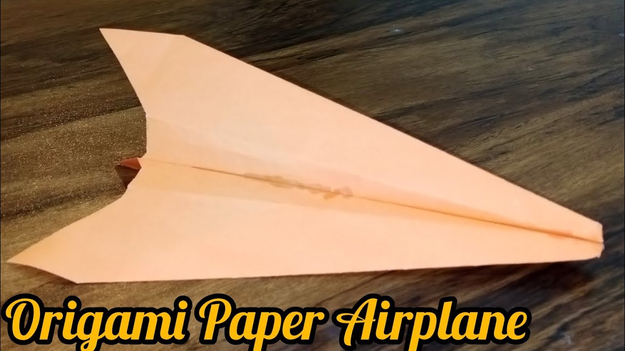 How To Make A Stylish Paper Airplane - YouTube