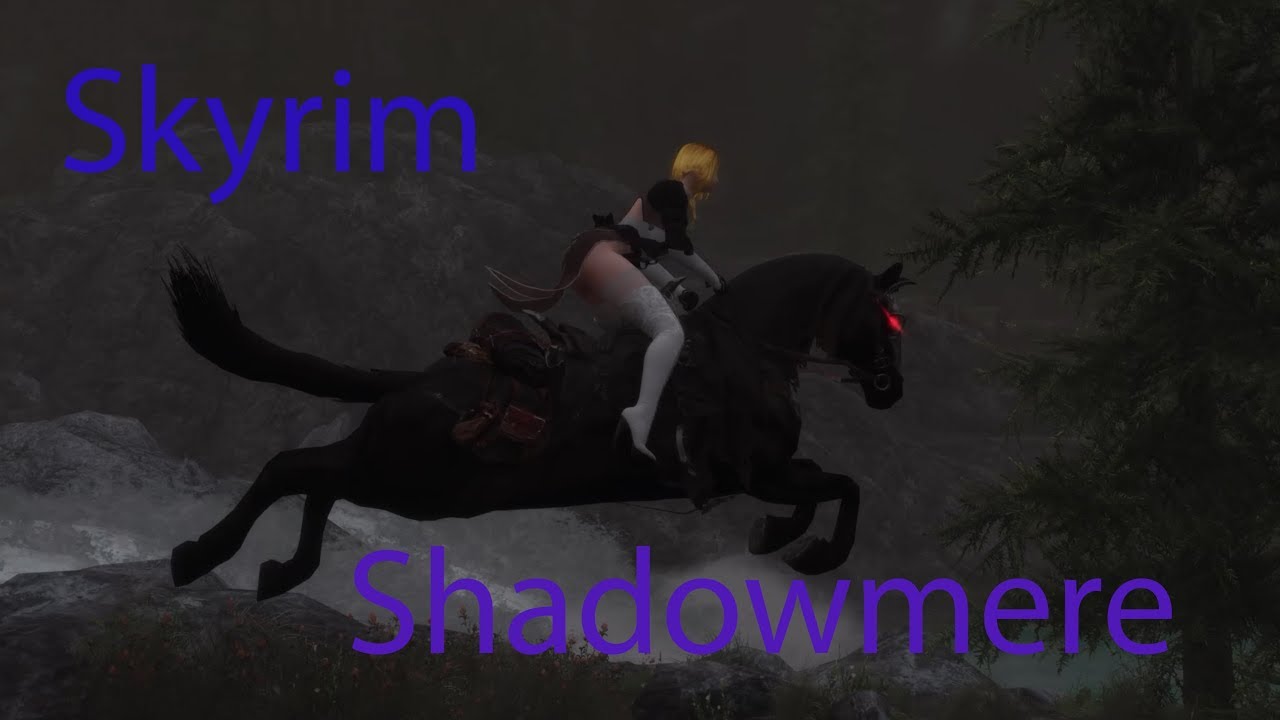 스카이림 섀도우미어 Skyrim Shadowmere - YouTube