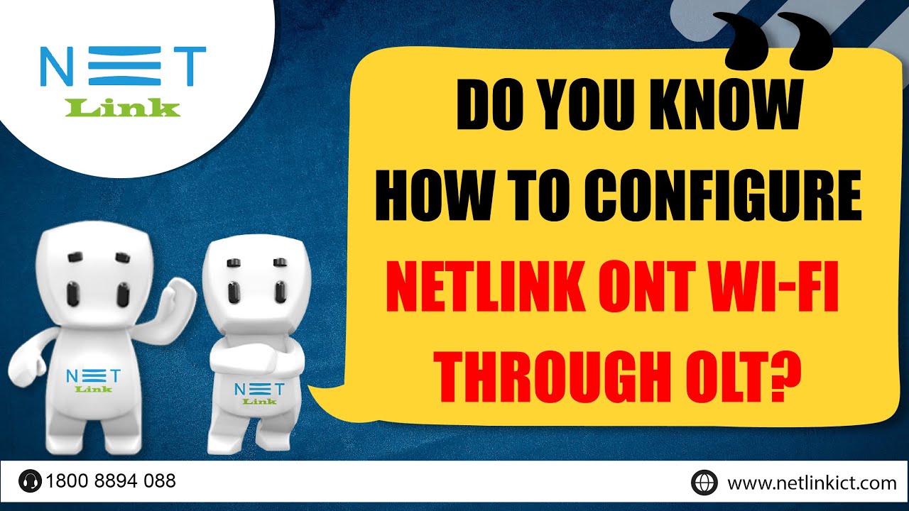 How to Configure NETLINK ONT WI-FI Through OLT-25 - YouTube