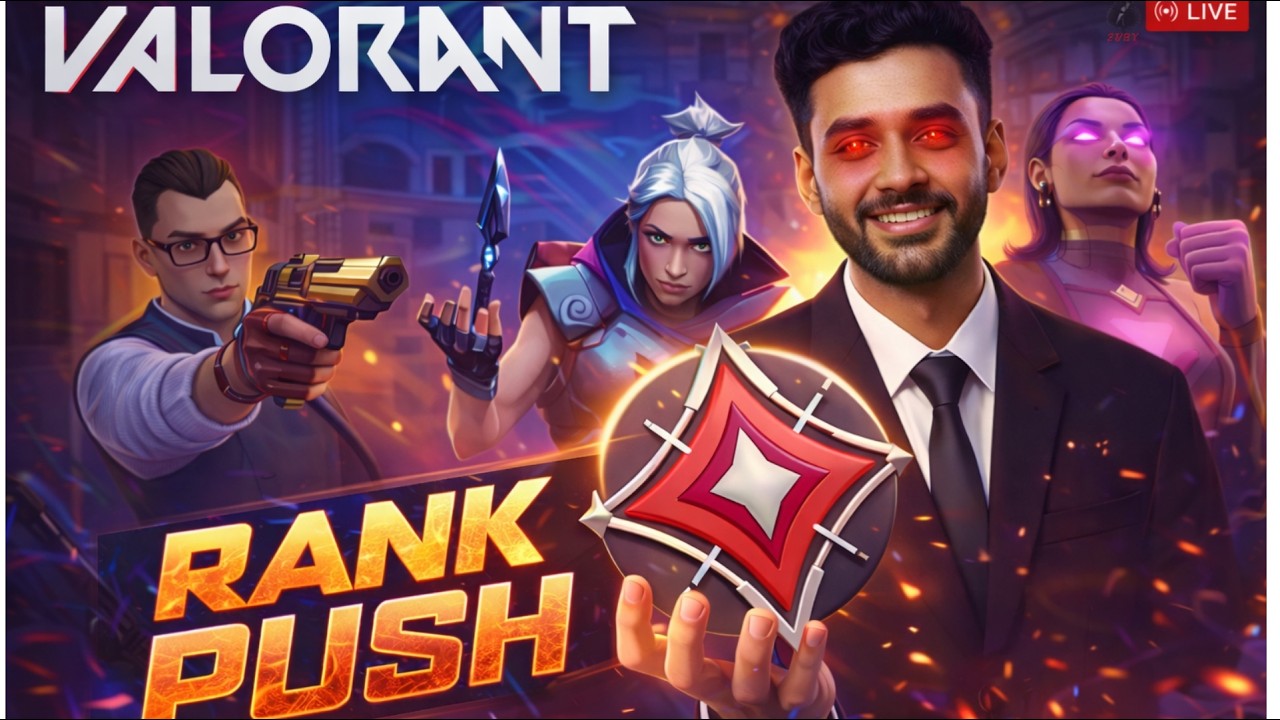 SILVER to RADIANT JOURNEY 🔥 | Valorant Rank Push LIVE | DAY 3 | #live ...