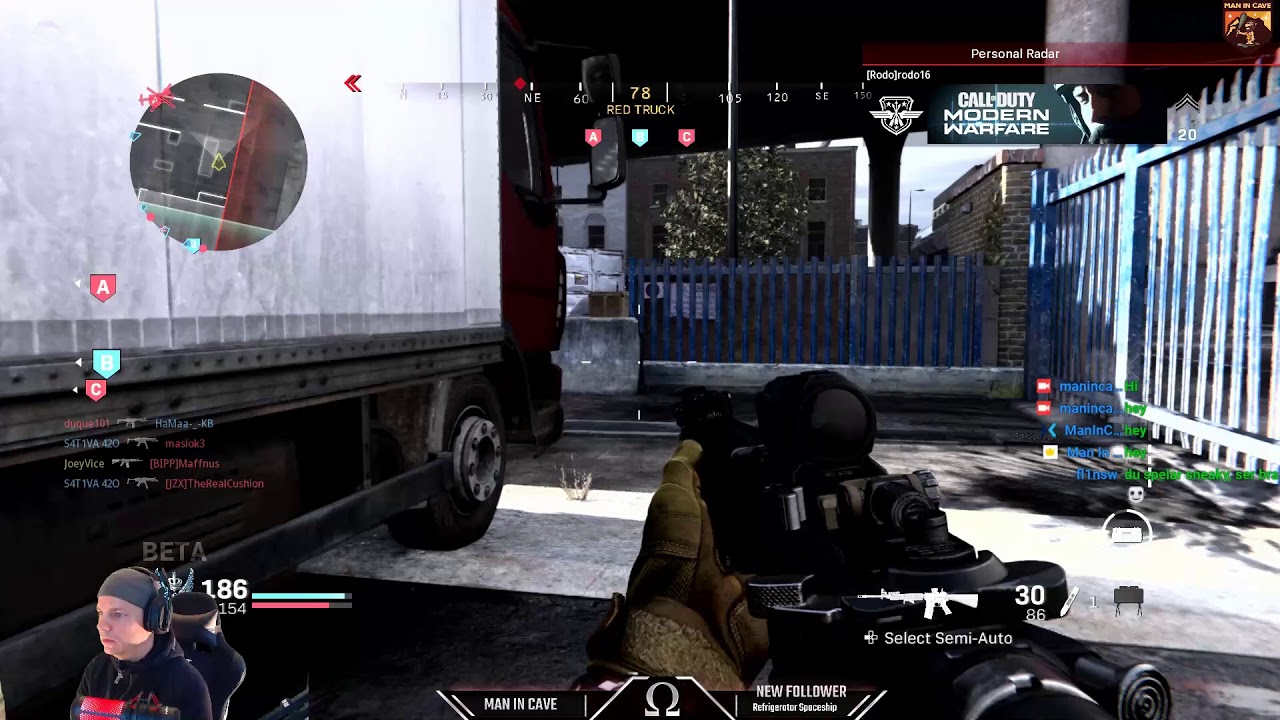 Beta test Call of duty MW PS4 - YouTube